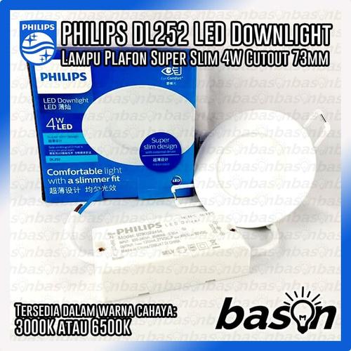 Promo PHILIPS DL252 4W D73 - LED Downlight Super Slim with external ...