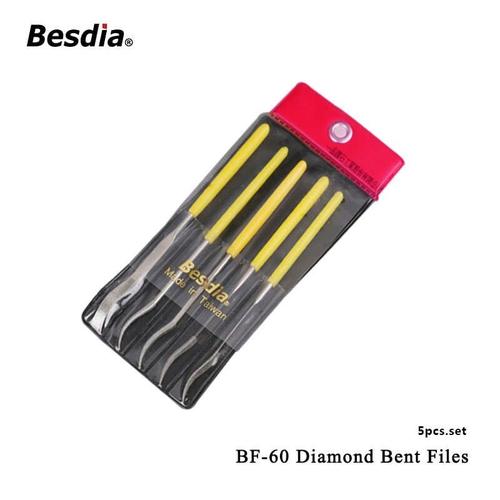 Jual BESDIA Diamond Bent File kikir berlian intan BF-60 (5 Pcs per Set ...