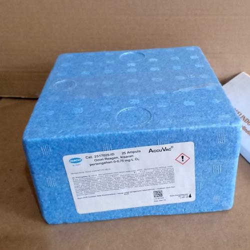 Jual HACH 25170-25 Ozone reagent AccuVac MR 25/pk Ozon reagent ...