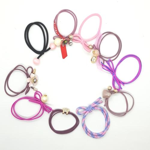 Jual P02 - Karet rambut ikat rambut korea (10 pcs) - Kab. Tangerang ...