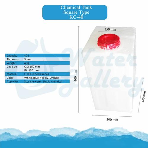 Jual Chemical Tank - Tangki Kimia - 40 L - Square Tank - Jakarta Timur ...