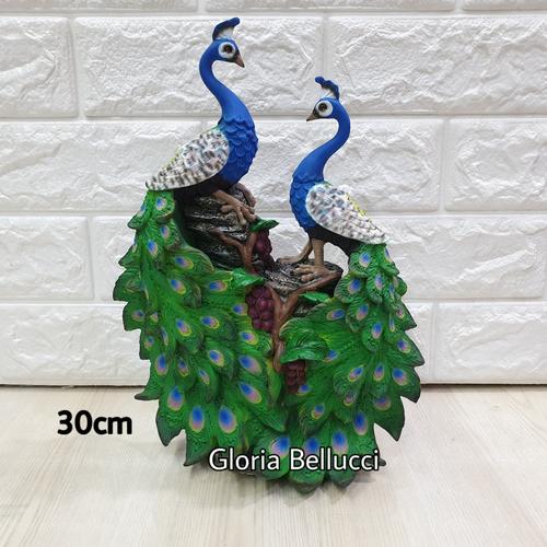 Jual patung pajangan burung merak miniatur peacock - Jakarta Utara ...