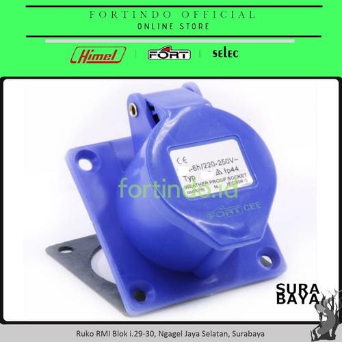Jual CEE 325 5Pole 32A PANEL SOCKET INDUSTRIAL MOUNTING LISTRIK FORT ...