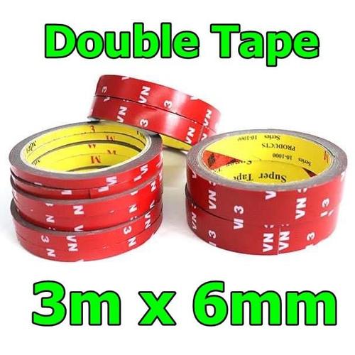 Jual JETTING Lakban Selotip Double Tape 3M SC Merah 3m x 6mm - Kota ...