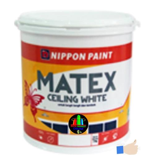 Jual CAT TEMBOK INTERIOR/ CAT NIPPON MATEX CEILING WHITE 20KG - Kota ...