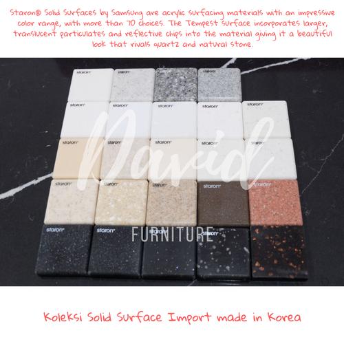 Jual Solid surface merk staron samsung made in korea - Jakarta Utara ...