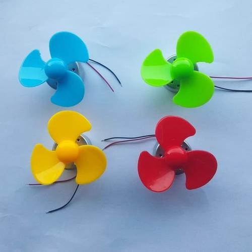 Jual Mini Fan Propeller DIY Fan With Motor DC 3-6 Volt Kipas Mini ...