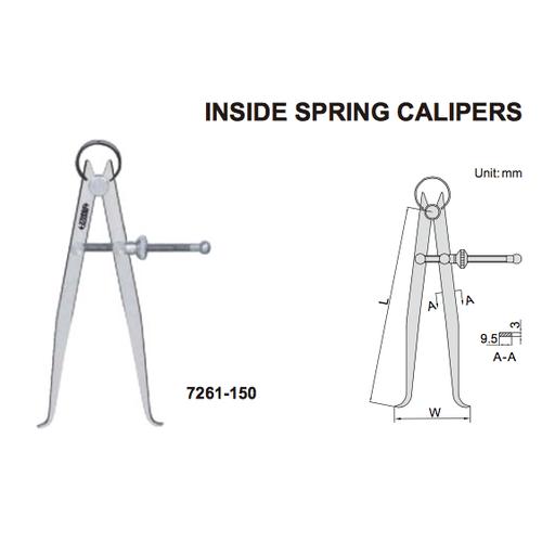 Jual Alat Ukur Inside Spring Caliper 20-170mm Insize 7261-150 - Jakarta Utara - alatproyekid ...