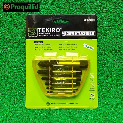 Jual HAND TAP ULIR BALIK DRAT KIRI BAUT PATAH SCREW EXTRACTORS SET ...