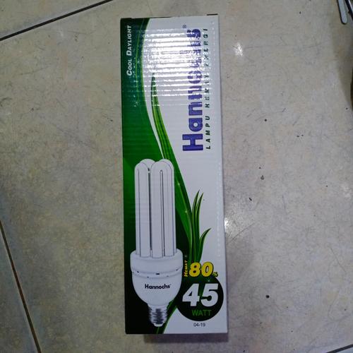Jual lampu jumbo 45w 4u hannoc hannochs hanoc hanok cool day light ...