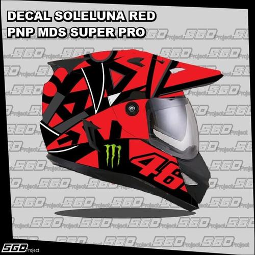 Jual Stiker Decal Helm Motif Red Soleluna PNP MDS SUPERPRO - Kab ...