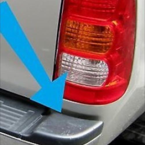 Jual Cover Rear Bumper Plate 52162-0K010 52163-0K010 Toyota Hilux ...