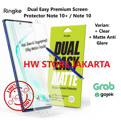 Jual Screen Protector Samsung Galaxy Note 10 Plus /10 Ringke Dual Easy ...
