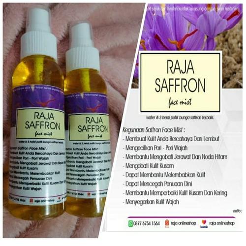 Jual Saffron Spray Raja Saffron Face Mist 100ml/Safron Spray Wajah ...