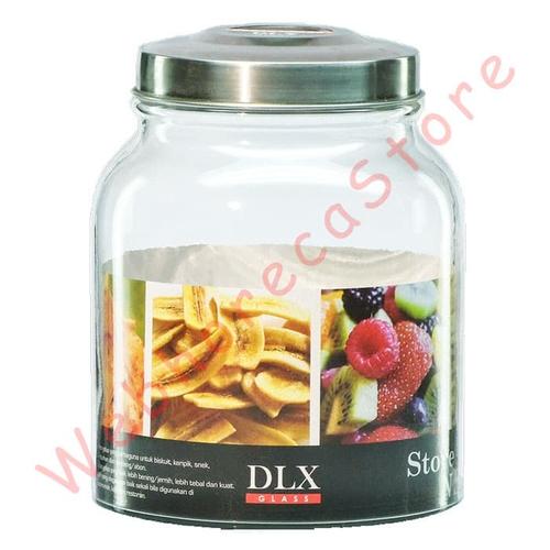 Jual DLX Glass Jar Canister 9.5L Seal/ Toples Kaca Krupuk Manise 2 ...