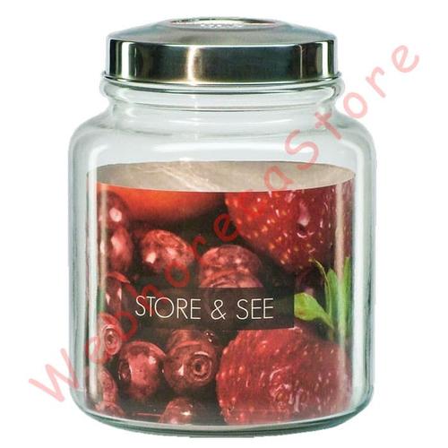 Jual DLX Glass Jar Canister 5.5L Seal/ Toples Kaca Krupuk Manise 7 ...