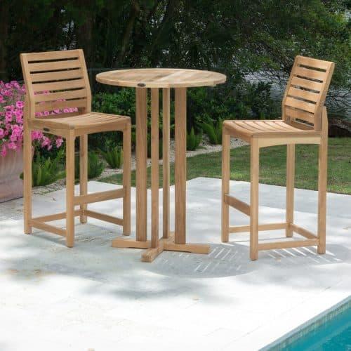 Jual Set Meja Bar Distro Minimalis 2 Kursi Warna Natural - Kab. Jepara ...