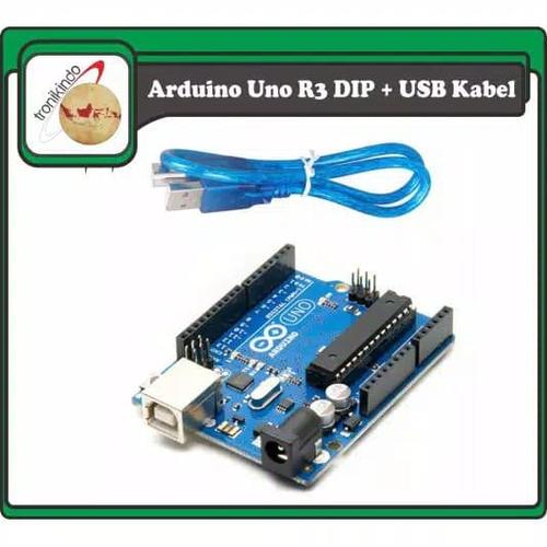 Jual Microkontroler Arduino Uno R3 Clone Atmega328 DIP 16u2 + USB Kabel ...
