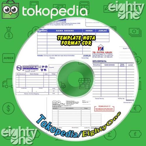 Jual Baru Template Desain Nota & Kwitansi Format Coreldraw - Jakarta ...