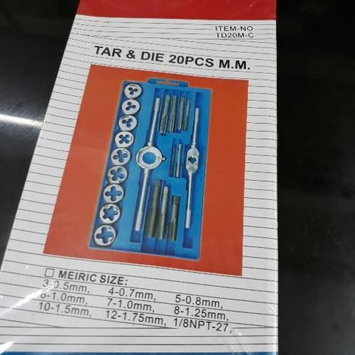 Jual ALAT TAP DAN SENAI SET 20 PCS RRT / TAP AND DIE SET 20 PCS - Kab ...