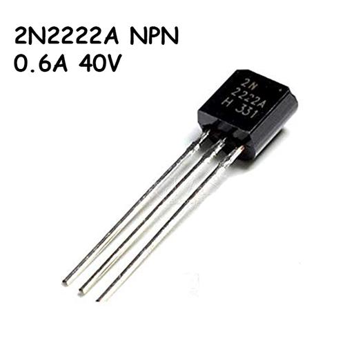 Jual Transistor 2N2222A NPN 2N2222 TO-92 2N 2222A 2222 0.6A Fast ...
