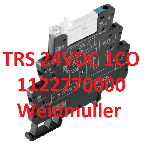 Jual TRS 24VDC 1CO, 6A, 1NO, 1CO 1122770000, Relay+Soket Weidmuller ...