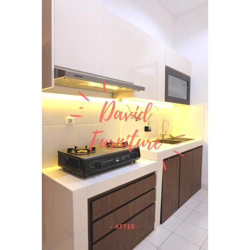 Jual kitchen set anti rayap pvc sunter PIK dengan HPL aica - Jakarta ...