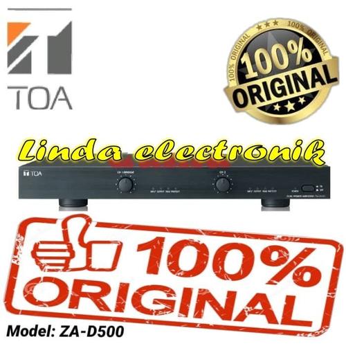 Jual Power Amplifier TOA ZA D 500 Original TOA ZA D500 - Jakarta Barat ...