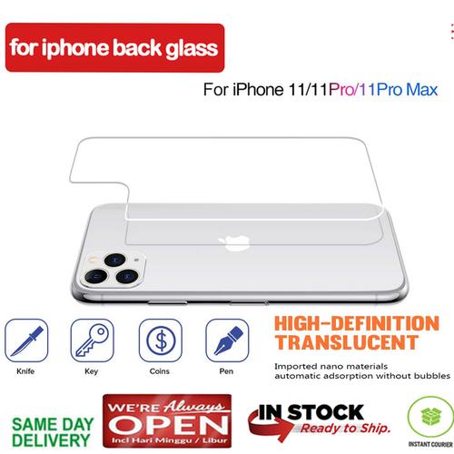 Jual Iphone 11 Pro Max / iPhone 11 Pro / iPhone 11 Back Tempered Glass ...