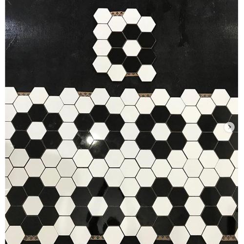 Jual Mozaik / Mozaic Keramik Hexagon Bunga Lantai / Dinding ...