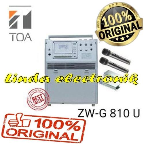 Jual Speaker Portable Amplifier Wireless TOA ZW G 810 CU Original ...