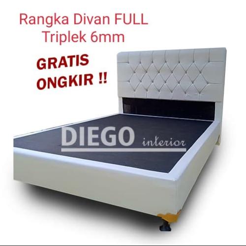 Jual Divan dipan sandaran wajik tempat tidur untuk kasur 180x200 - Kab ...