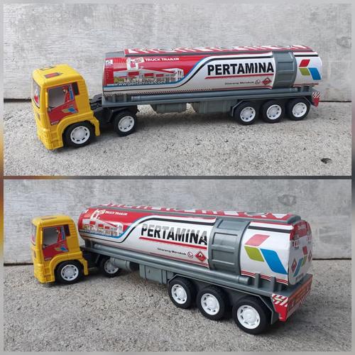 Jual mainan truk tanki - mobil truck tangki anak edukatif - edukasi ...