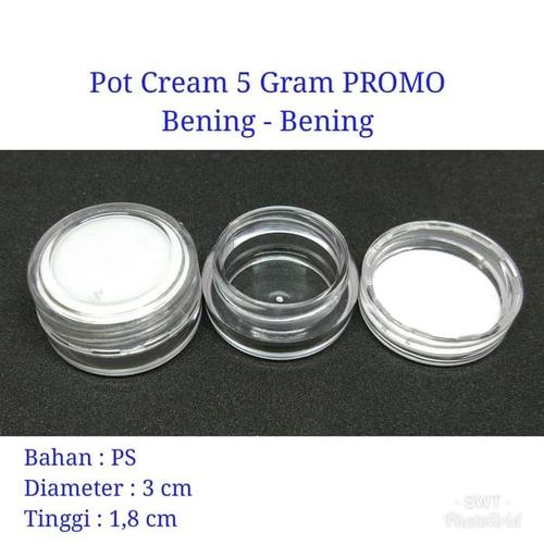 Jual Pot Cream 5 gram Bening Bening PROMO /Pemesanan Minimal 1000 pcs ...