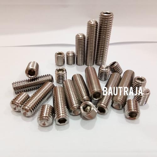 Jual Baut Tanam Stainless M3 x 6 drat 0.5p SS304 - baut tanam l m3x6 - Kota Batam - Baut raja ...