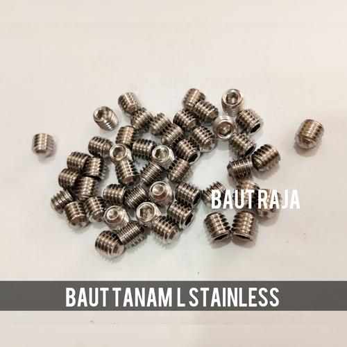 Jual Baut Tanam Stainless M4 x 6 drat 0.7 SS304 - baut tanam l m4x6 - RDA - Kota Batam - Baut ...