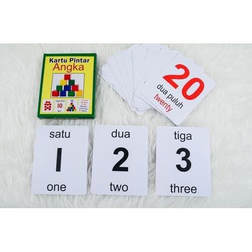 Jual Jual Flash Card Angka - Kartu Pintar Belajar Angka TK PAUD - Kota ...