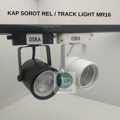 Jual Kap Lampu Rel Sorot Mr16 (Tusuk) / Track Light Rail Mr16 - PLAFON ...