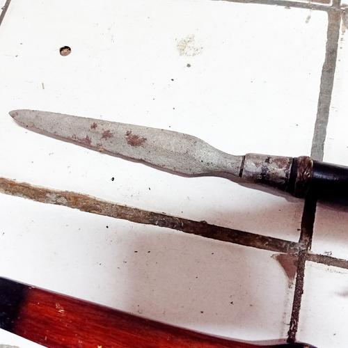 Jual Tombak Dayak Antik Tua Sepuh Tongkat Dari Kayu Ulin Kayu Besi ...