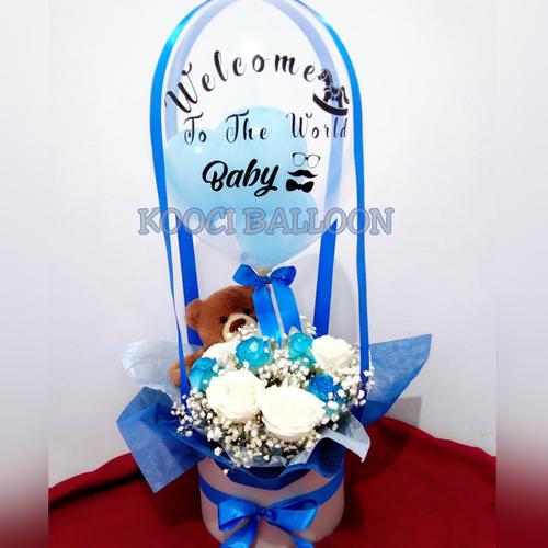 Jual Parcel balon hadiah balon rangkaian bouquet balon wisuda ulang ...