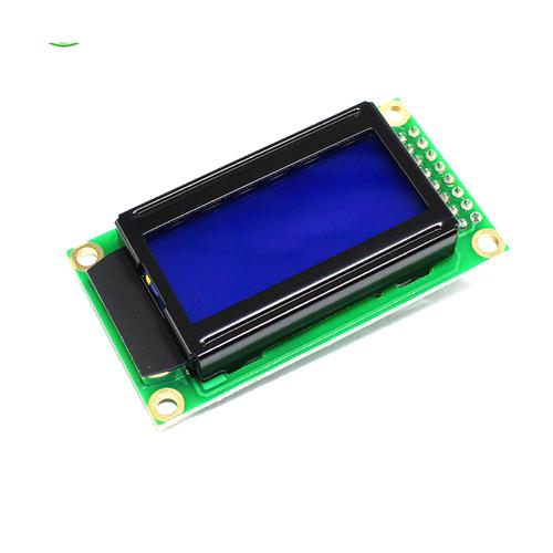 Jual character LCD 8X2 2x8 0802 Blue COLOR warna Biru backlight ...