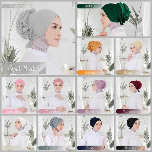 Jual Inner/Ciput Cepol Turki Brukat/Dalaman Hijab - Kab. Bandung Barat ...