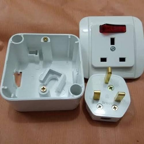 Jual Broco Stop Kontak AC 13A + Steker + Outbow - Jakarta Pusat ...