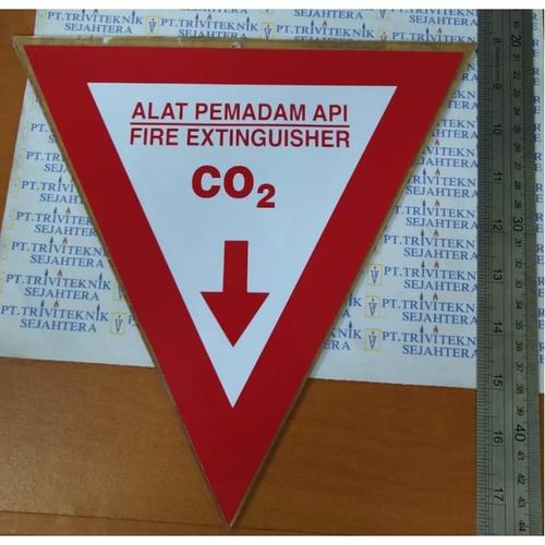 Jual Tanda rambu apar powder co2,Acrylic sign fire extinguisher ...