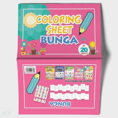 Jual Buku Mewarnai Bunga - Coloring Sheet - Jakarta Timur - Toko AGL ...