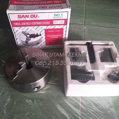 Jual Chuck Bubut 3" 3 jaw SAN AU claw bubut 80mm kaki 3 kepala mesin ...