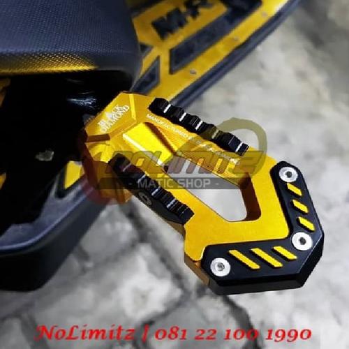 Jual Footstep Step Pijakan Kaki Belakang Black Diamond XMAX NMAX Aerox ...