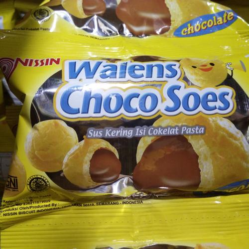 Jual nisin choco walens soes / sus kering 10pcs x15g - coklat - Jakarta ...