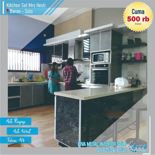 Jual Diva Metal Interior/Kitchen Set Aluminium/Lemari Pakaian Wardrobe ...
