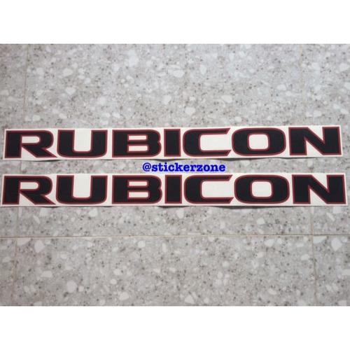 Jual STICKER JEEP JK RUBICON ANNIVERSARY - Jakarta Selatan ...